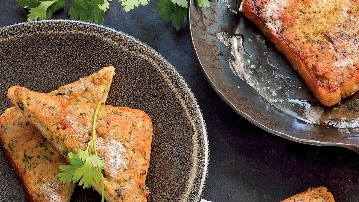 Rezept aus dem Jubiläums-Kochbuch: Krabbentoast - Die Kochprofis ...