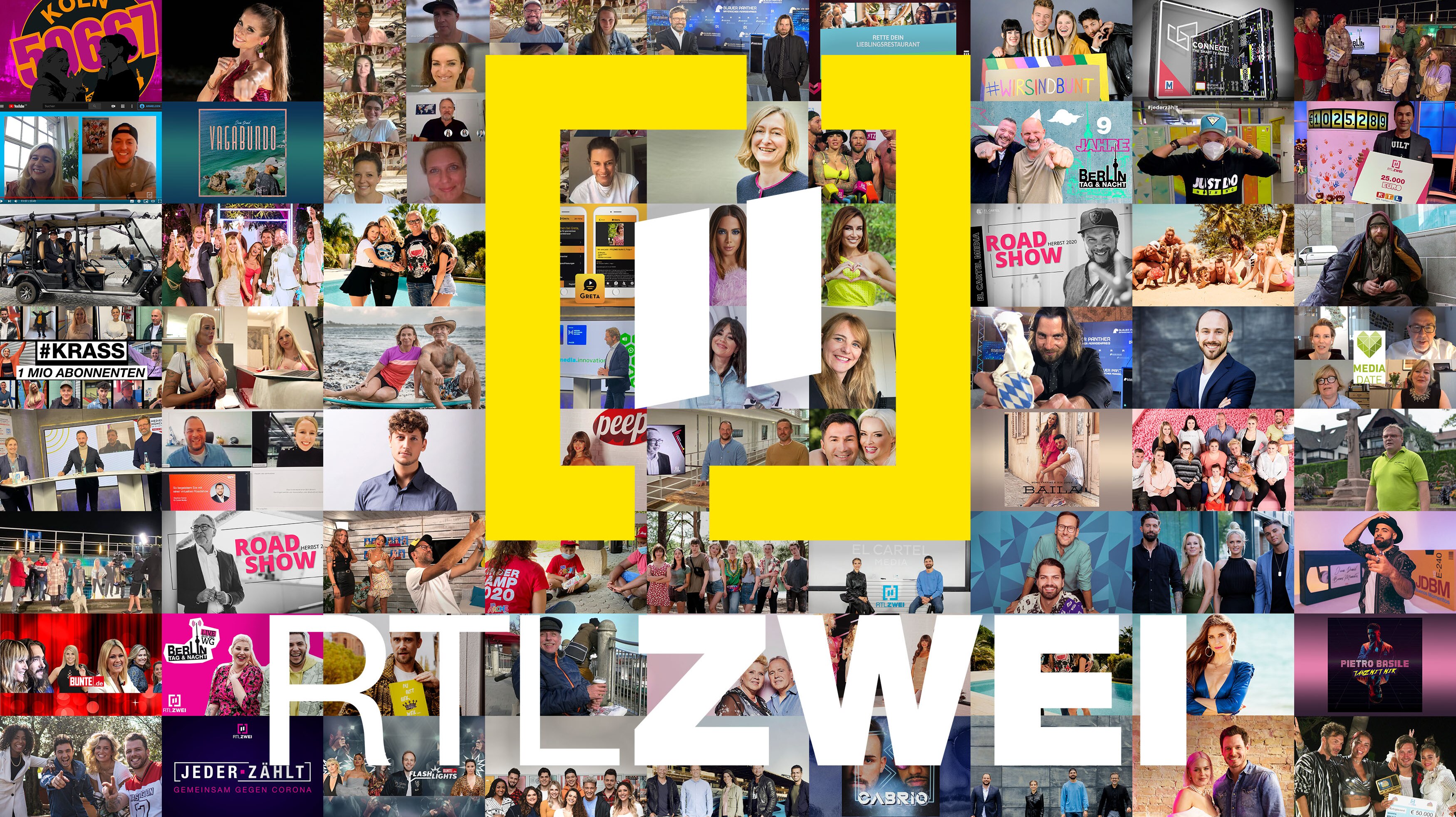 Logos und Claims: Die Markengeschichte von RTLZWEI - RTLZWEI Unternehmen